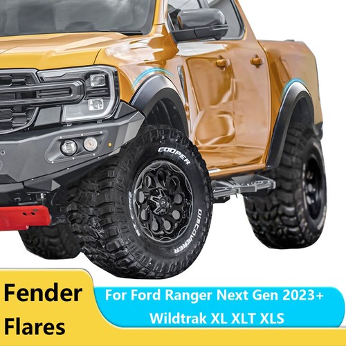 4PCS Fender Flares For Ford Ranger Next Gen 2022+ Widen 35mm Wheel Arch ...