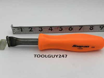 SNAP ON TOOLS USA ORANGE Hard Handle 8" Heavy-Duty Carbide Scraper ...