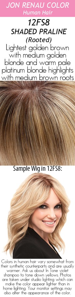 COLBIE by JON RENAU ,100% Remy Human Hair Wig *ANY COLOR* Double Mono ...