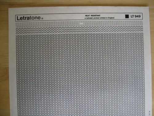 .1 x Letraset Letratone Sheet LT 949 * | eBay