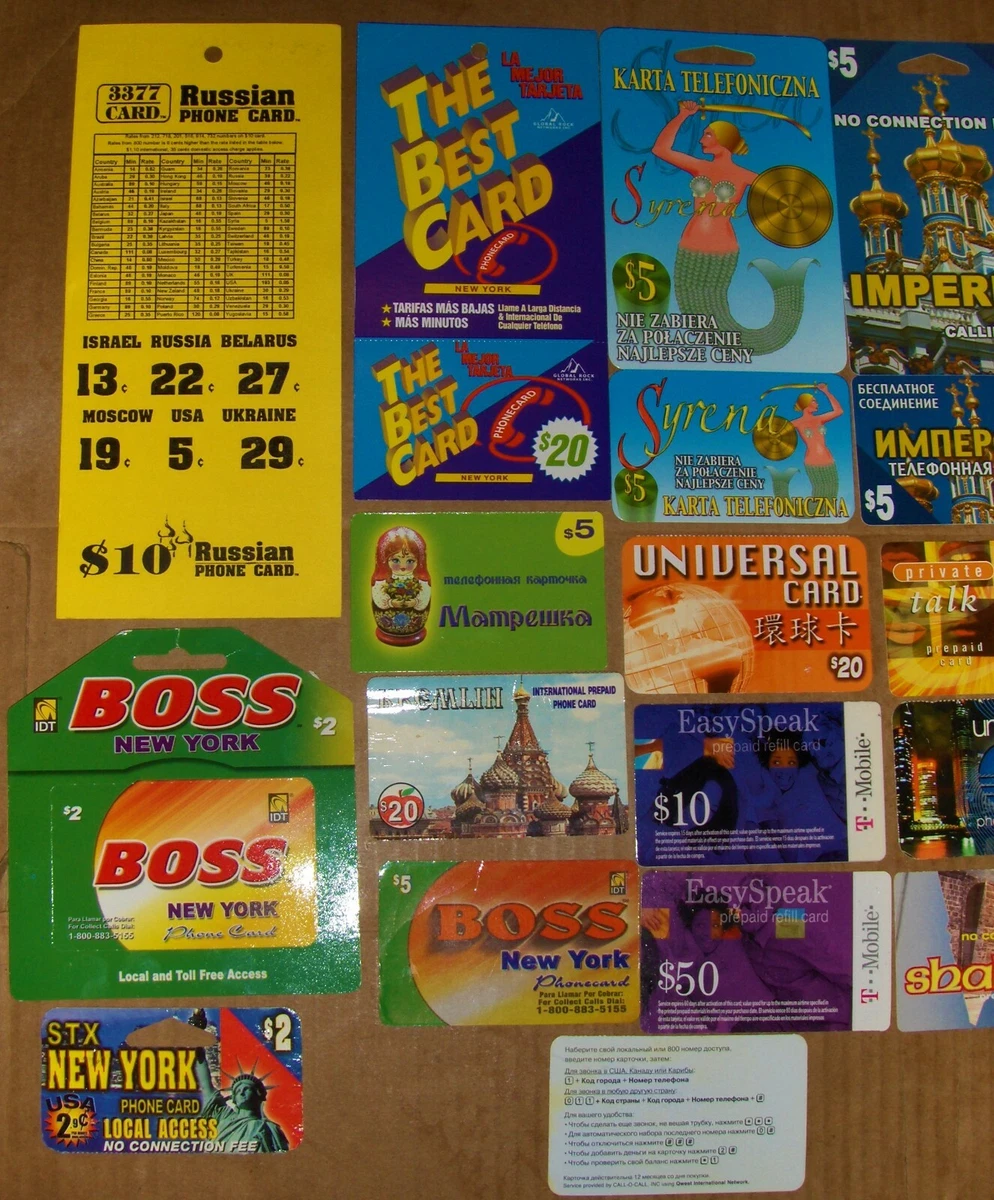 International Prepaid Phone Cards