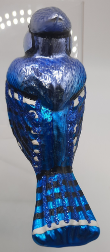 Blue Jay Bird Clip-On Glass Ornaments Lot of 2 Old World Christmas | eBay