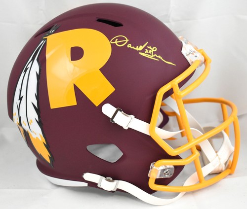 Darrell Green Autographed Redskins F/S Amp Speed Helmet - Beckett W ...