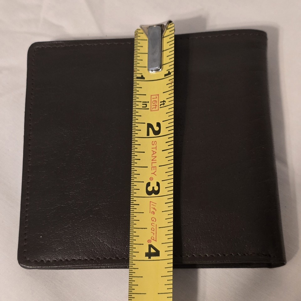 Wallets 2 Mens Bifold Genuine Leather Wallets One Blk & One Brown NIB ...