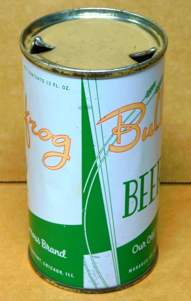 1950s BULLFROG Beer FLAT TOP CAN (EX+) INSIDE CAN (Read Full ...