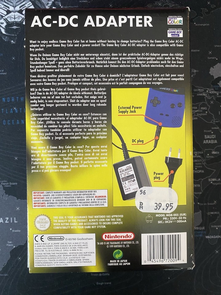Game Boy Color AC Adapter | eBay