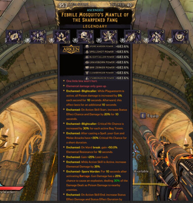 Multi-Class Modded BlightCaller Armor AiO ⭐️ Tiny Tinas Wonderlands (PS ...