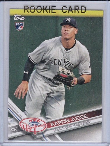 AARON JUDGE ROOKIE CARD 2017 Topps RARE TEAM SET VERSION $$ RC New York ...