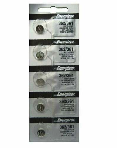 362 / 361 Energizer Watch Batteries SR721W 5 pk | eBay