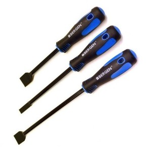 BERGEN Pro 3pc SCRAPER TOOL SET mechanic / engineers gasket scrapers ...