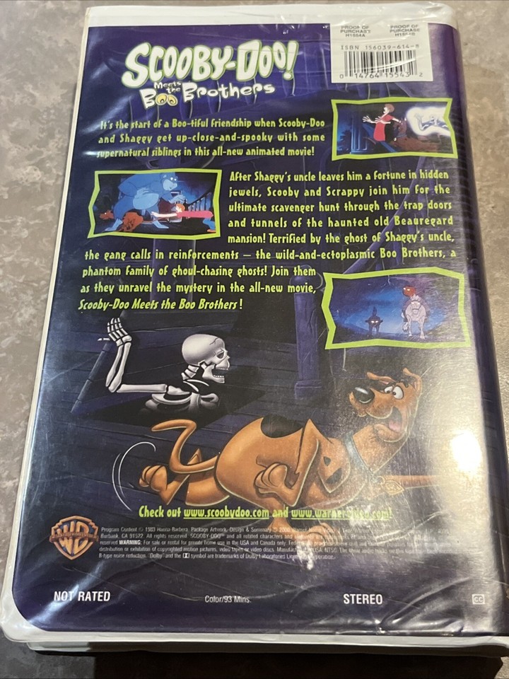 Scooby-Doo Meets the Boo Brothers (VHS, 2000, Warner Family ***TESTED ...