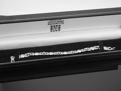 Fully Hallmarked Sterling Silver Bracelet HO Rennie Mackintosh Rose ...