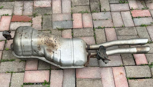 99-04 Volkswagen VW Jetta Mk4 OEM Exhaust Muffler Dual-Tip Genuine ...