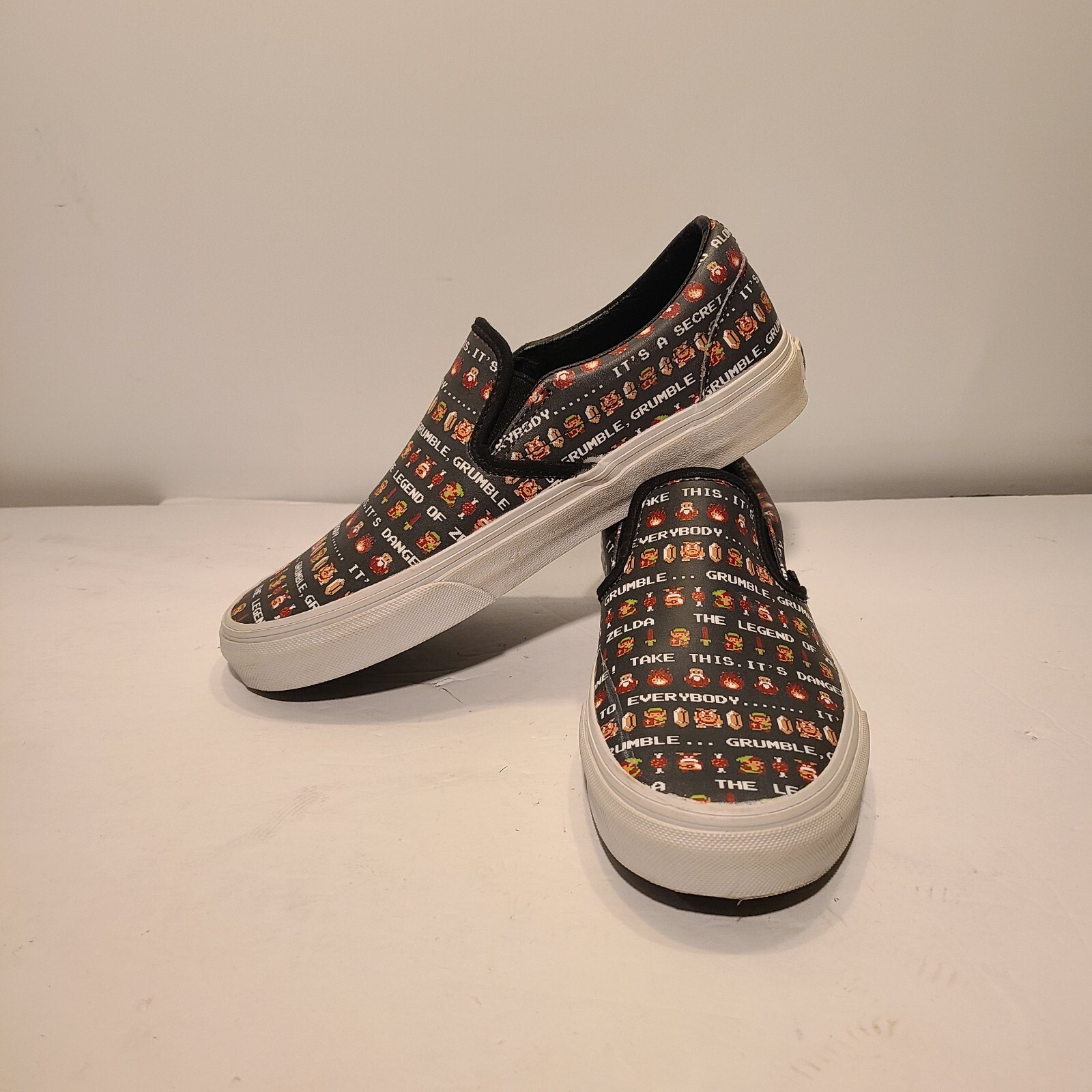 Vans Nintendo Legend of Zelda RARE Slip On Collab Sne… - Gem