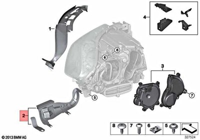 Genuine Guide strip with spring Left BMW Hybrid M5 F10 F11 F18 518d ...