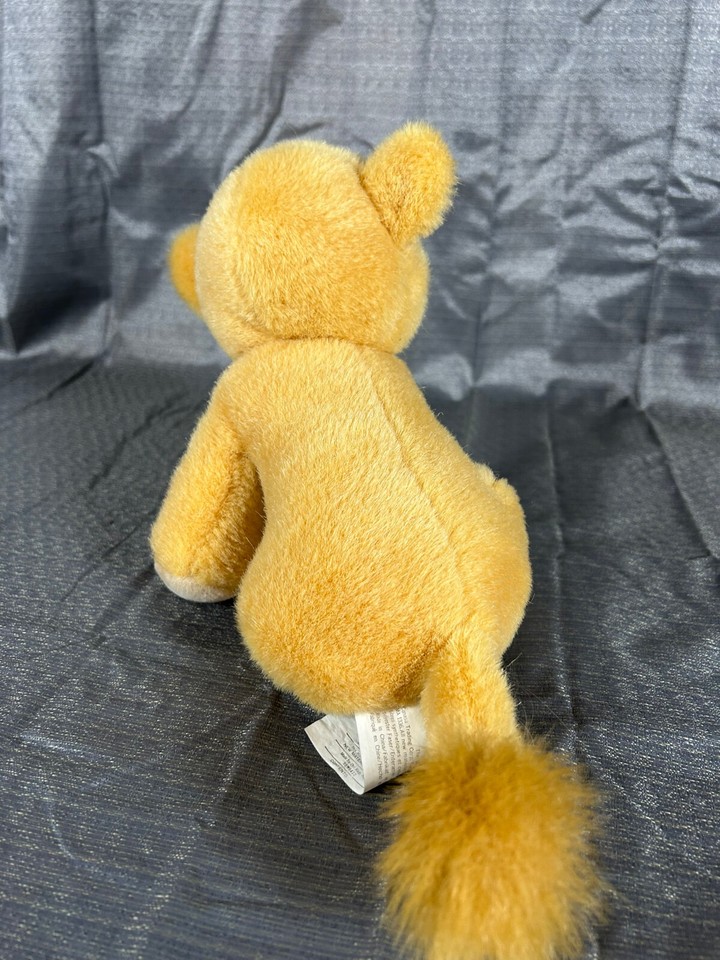 The Disney Store Young Simba Plush Toy The Lion King Beige Stuffed ...
