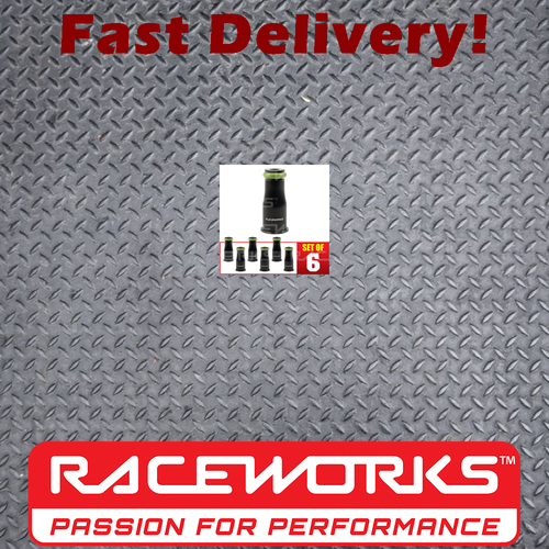 6 x Raceworks Fuel Injector Extension Short -> Full Length 14mm-14mm | eBay