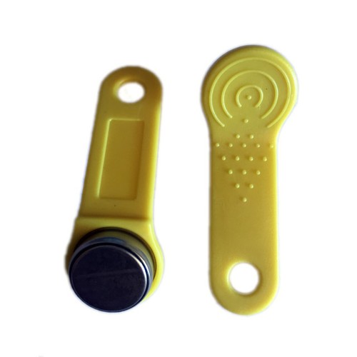 GENUINE YELLOW Non-magnetic ibutton Dallas Key fobs -tills/EPOS/Cash ...