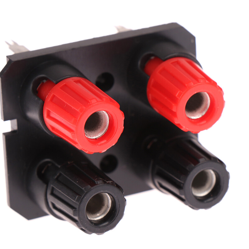 2pc External Banana Jack 4Pin Speaker Amplifier Wire Clip Socket WP4-10 ...