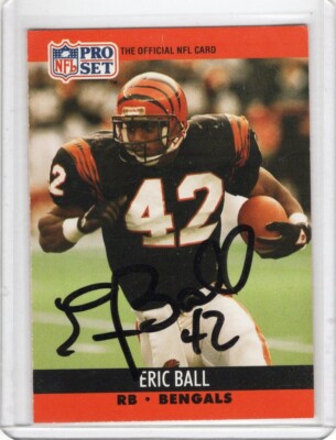 1990 Pro Set #460 Eric Ball Autograph | eBay