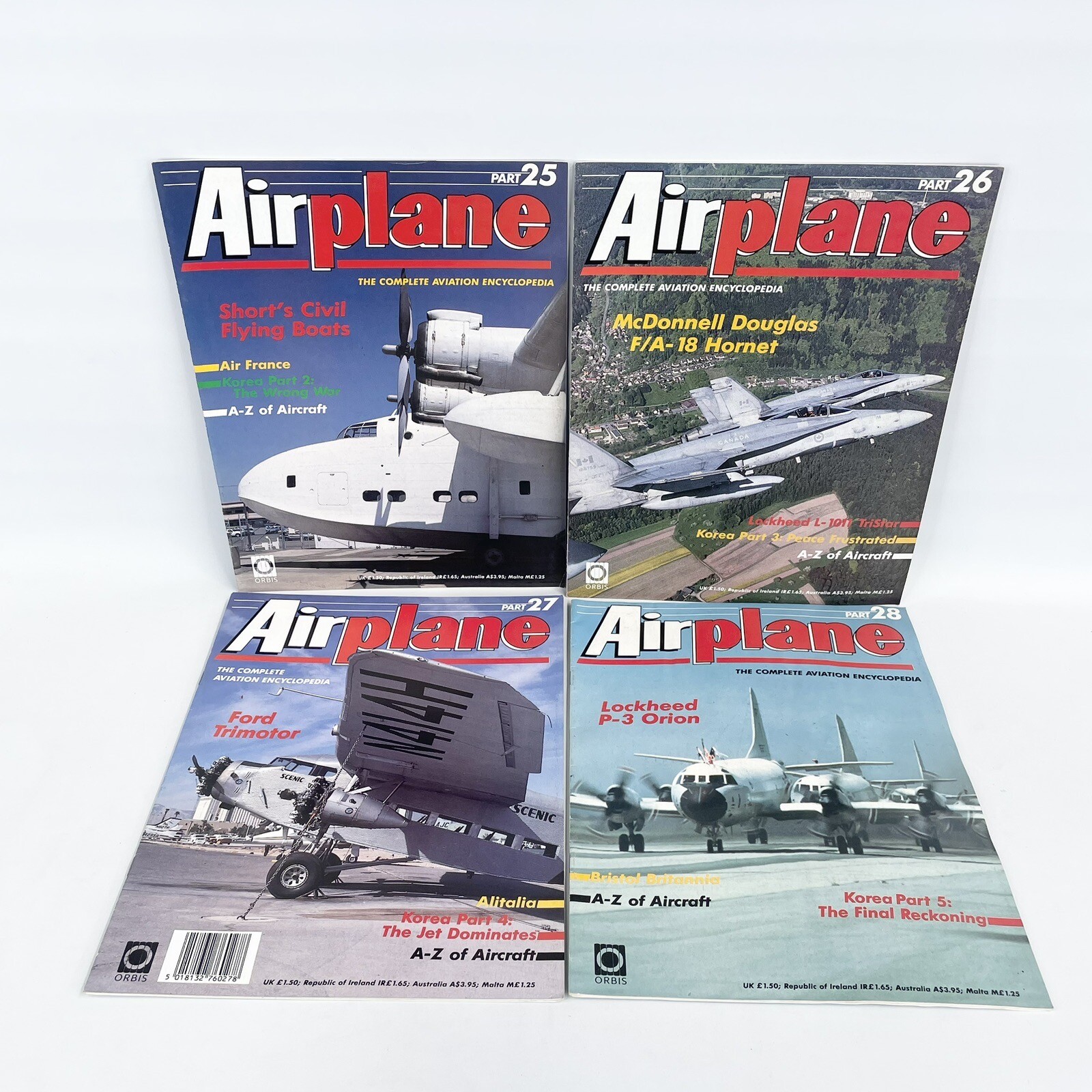 Airplane Aviation Encyclopedia Magazine x10 1992 Sequential Part 21-30 ...