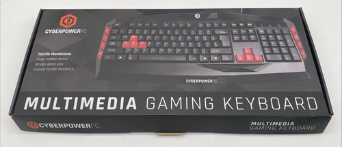 Cyberpower PC Gaming Keyboard Multimedia Gaming Wired USB Keyboard | eBay
