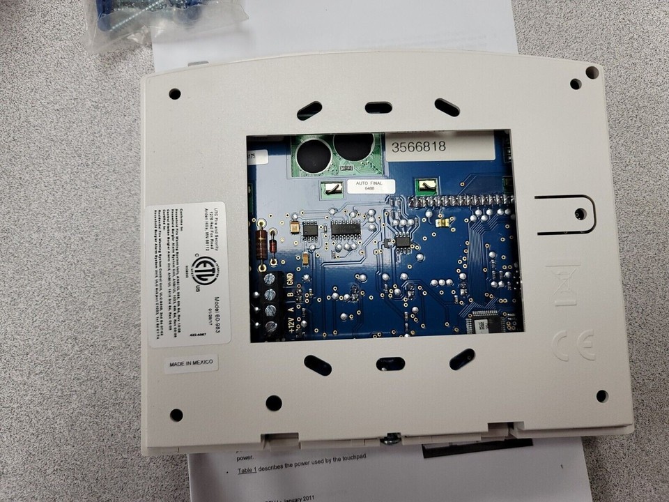 Interlogix 600-1021-95R Concord 4 Control Panel Kit ATP-1000 / 60-983 ...