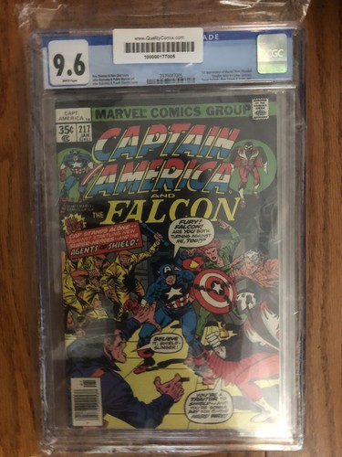 captain america #217 cgc 9.6 1978 First Quasar(Wendell Vaughn) Marvel ...