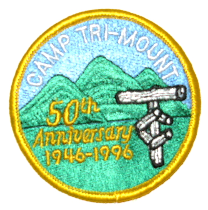 Camp Tri-Mount (NY) 1996 50th ANN Pocket Patch BSA | eBay