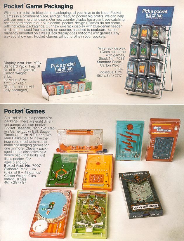 BASKETBALL - Vintage Tomy Pocketeer - 70s Pocketeers pocket toy ...