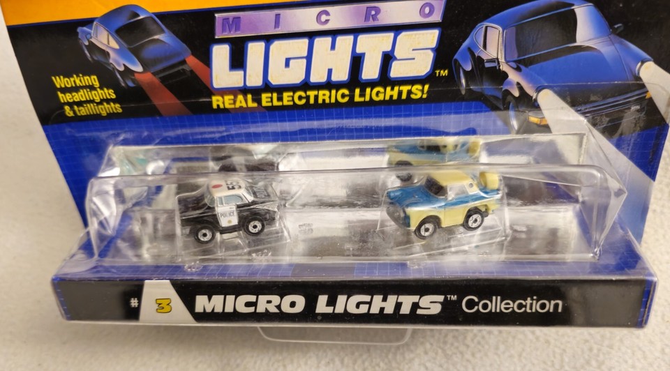 Vintage Galoob Micro Machines Micro Lights #3 - 6478 (1989) Rare Card ...