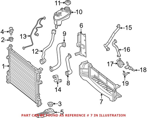 Genuine OEM Radiator Support Baffle for Mercedes 2465051130 | eBay