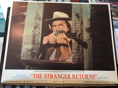 Stranger Returns, The 1968 MGM 11x14" western lobby card Tony Anthony ...