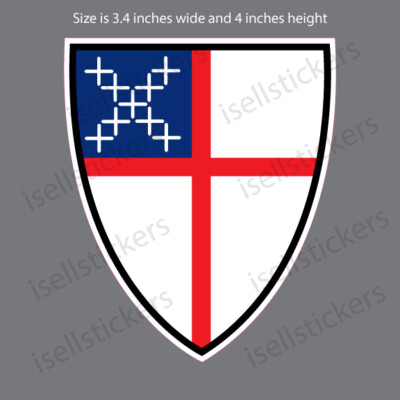 RE-7003 Episcopal Church Anglican Communion Vinyl Bumper Sticker Window ...