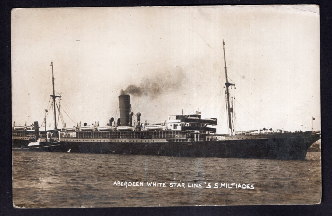 CASWELL TILBURY RPC -- ABERDEEN WHITE STAR LINE RMS MILTIADES | eBay UK