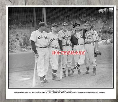 MLB 1946 World Series Fenway Park Stan Musial Enos Slughter 8 X 10 ...