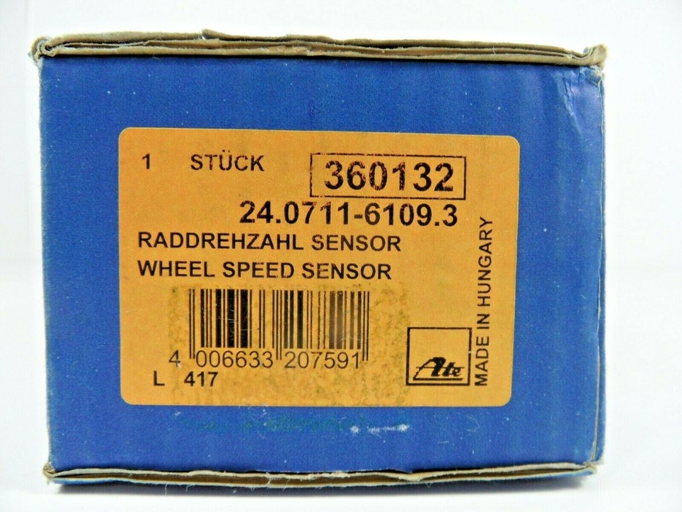 ATE Wheel Speed ABS Sensor REAR Right for MB SLK 300 350 55 AMG R171 ...