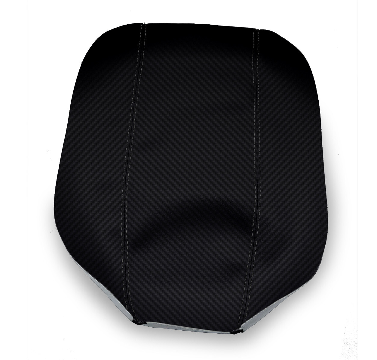 Console Lid Carbon Fiber Cover for GMC Acadia Enclave 07-16 Black ...