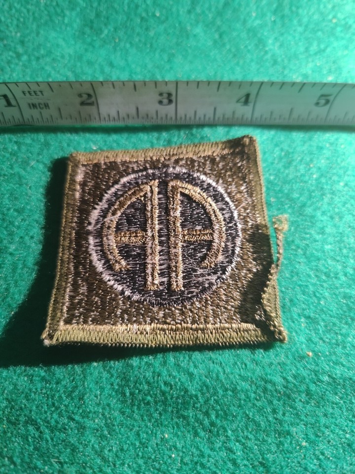 Military Patch US Army 82nd Airborne Division Green OD BDU RARE - Sew ...
