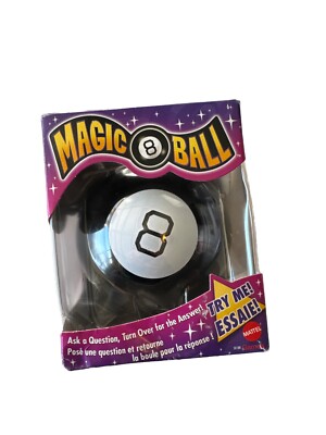 Classic Mattel Magic 8 Ball Toy Vintage Game Fortune Teller Kids Lucky ...