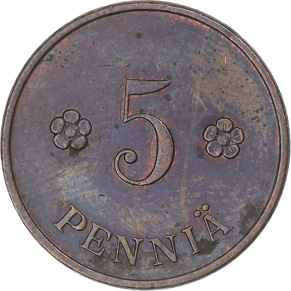 [#1351279] Coin, Finland, 5 Pennia, 1928 | eBay