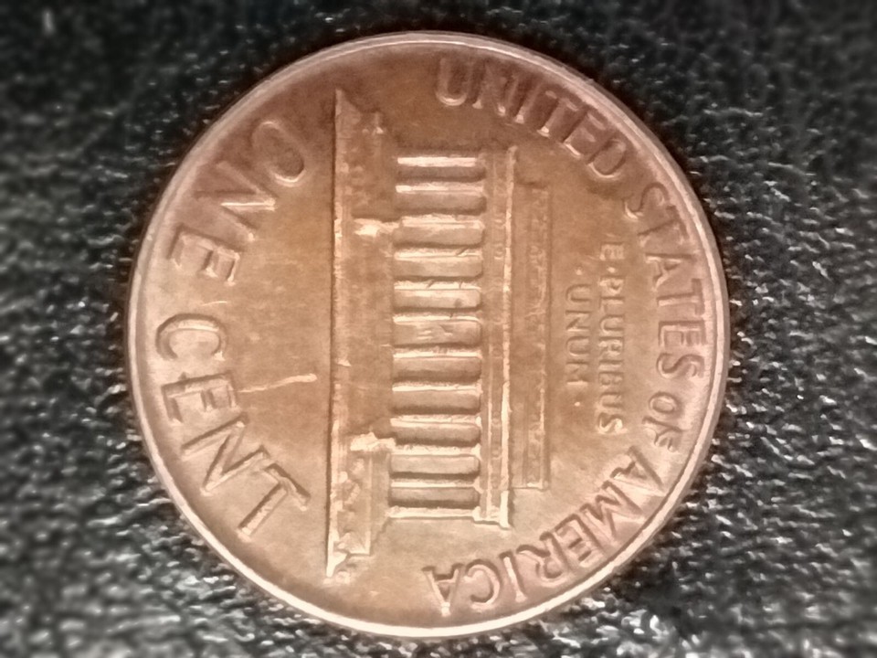 COLLEGE COIN - 1963 D Lincoln Memorial penny Offset Rim L on Edge Error ...