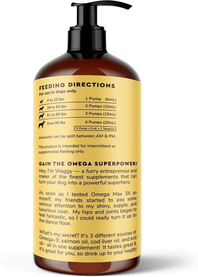 Wonder Paws Fish Oil For Dogs - Omega 3 For Dogs From Alaskan Salmon ...