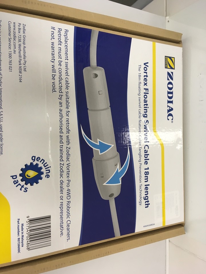 ZODIAC Polaris Robotic Cleaner 18mt Swivel Float Cable New Non Tangle ...