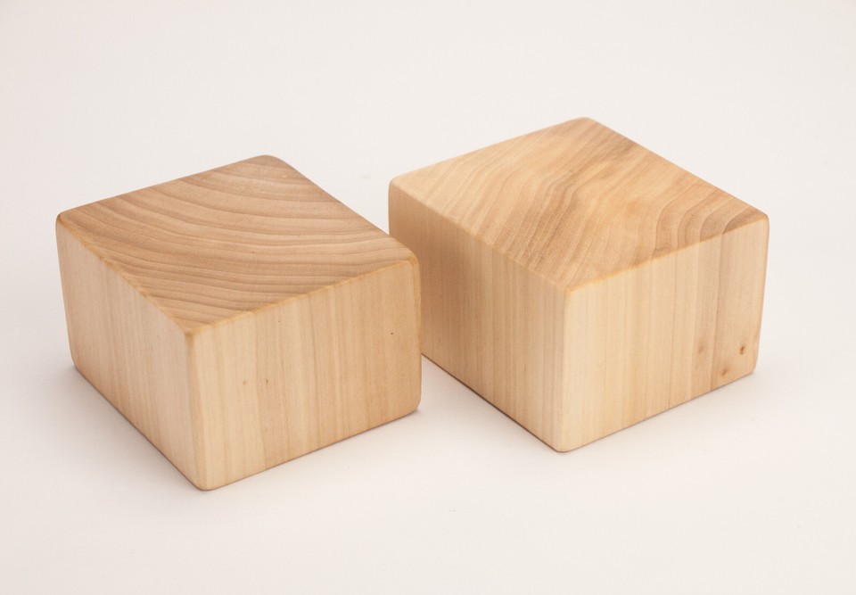 Tulipwood Blocks for Home Décor, Retail Display Riser, Product ...