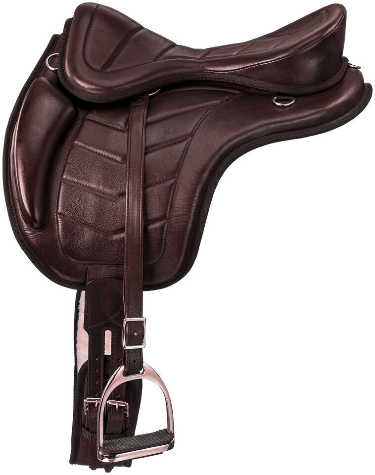 100% Geniune Leather Freemax Treeless Saddle For Horse Light weight ...