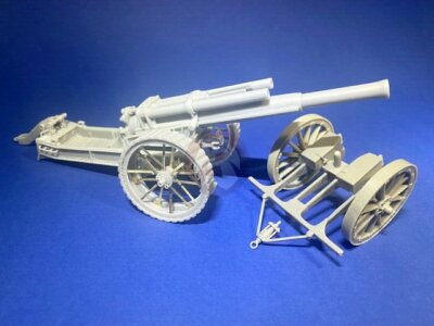 Resicast 1/35 BL 60-pdr Mk.I on Mk.II Carriage w/Limber British Gun WWI ...
