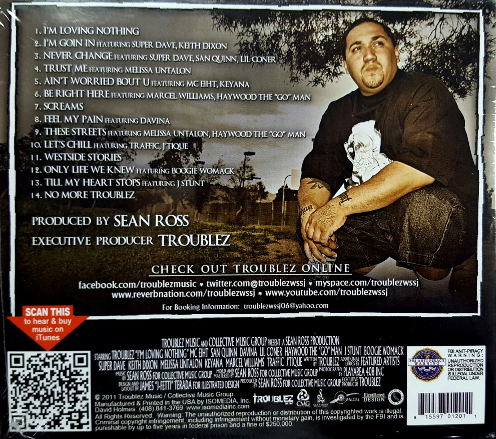 TROUBLEZ I'M LOVING NOTHING LIL CONER DAVINA SAN QUINN SAN JOSE NORTENO ...