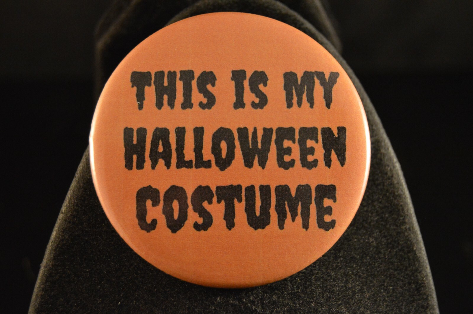 Lot of 100 "THIS IS MY HALLOWEEN COSTUME" BUTTONS 2 1/4" NEW! pin ...