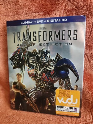 Transformers Age Of Extinction Blu-ray+DVD+DIGITAL HD. NEW WITH DUST ...
